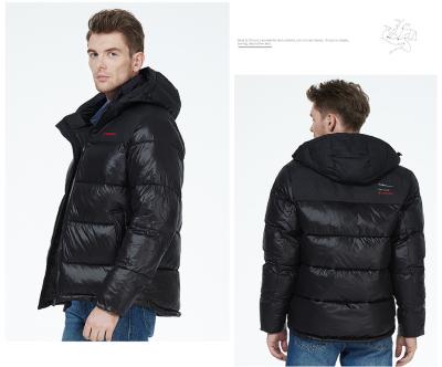 China Bio Down Coat Lightweight Heavy Jacket Men 101-107.6cm Length Size 48-56 Polyester for sale