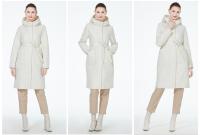 China Icebear 3671 Women's Grey Green Waist Coat - Knee-Length 102cm Bust Quilted Jacket for Spring & Autumn for sale