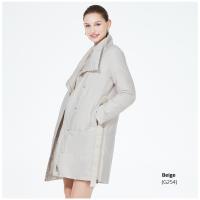 China Icebear 3671 Women's Winter Coat with Polyester Filling - Sizes 42-50, Knee-Length Design for sale