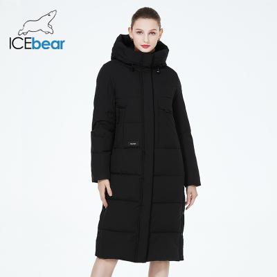 China Women's Long Down Winter Jacket Size 42-50 with 108-114cm Length and Slim Waist Design for Cold Weather Comfort for sale