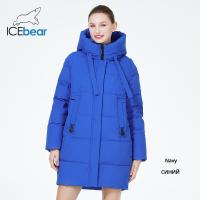 China Women's Cotton Winter Jacket 85cm Length with Fleece-Lined Pockets - Sizes 42-50 for sale