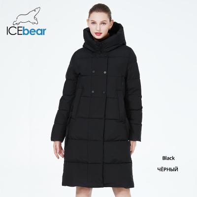 China Fox Fur Collar Winter Cotton Jacket with Dual Pockets - Sizes 46-54, 102-106cm Length for sale