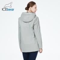 China ICEBERA Women's Waterproof Windbreaker Coat Spring Autumn Slim Fit Zippered Waist Sizes 42-50 for sale