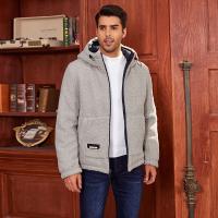 China Men's Reversible Faux Fur Winter Jacket Down Cotton Filled Windproof Waterproof 2-in-1 Coat for sale