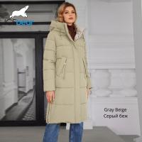 China Classic Contrast Color Medium Length Thickened Down Cotton Jacket - 42-50 Size Range, 5 Color Options for sale