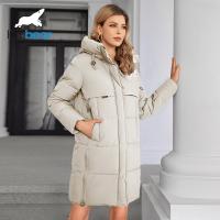China Classic Four Pocket Mid-Length Thickened Down Cotton Jacket - Sizes 42-50 with 4 Functional Pockets for sale