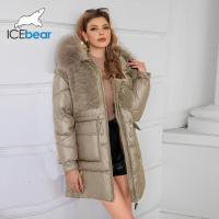 China Real Fox Fur Collar Winter Jacket with Hood - Size 42-50 in 5 Colors - Thickened Down/Cotton Blend for sale