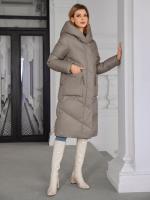China Detachable Lining Fashion Down Cotton Jacket Long Women Coat Winter Warm Size 42-50 for sale