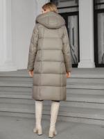 China Detachable Lining Fashion Down Cotton Jacket Long Women Coat Winter Warm Size 42-50 for sale