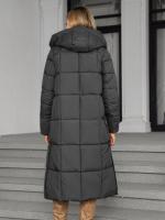 China ICEBERA Women Long Winter Coat Self Heating Graphene Lining Loose Style Size 42-50 for sale