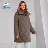 China Thickened Mid Length Down Jacket with Detachable Fur Hood for Women Size 42-50 for sale
