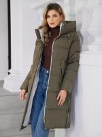 China ICEBERA Women Mid-Length Thickened Down Jacket Size 42-50 Weather Resistant for sale