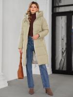 China ICEBERA Women Winter Coat Black Windproof Waterproof Thickened Down Cotton Jacket Model GWD3757I for sale
