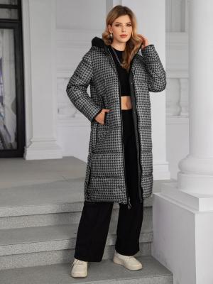China Reversible Dual Sided Women Long Winter Coat Windproof Waterproof Hooded Jacket 42-50 for sale