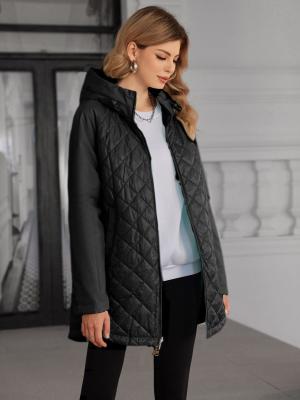 China ICEBERA Reversible Mid Length Cotton Jacket for Women Sizes 46-54 for sale