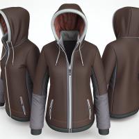 China icebear Women Thicken Winter Coat with Self-Heating Lining Cotton Filling Hooded Waterproof for sale