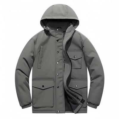 China Women Winter Coat Self-Heating Lining Thicken Cotton Filling Weather Resistant Hooded Jacket for sale