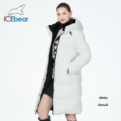 China Reversible Quilted Long Coat 100cm Double Face Autumn Winter Women Outerwear for sale