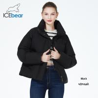 China Cropped Puffer Jacket 60cm Length Lightweight Warm Cotton Filled Stand Collar for sale