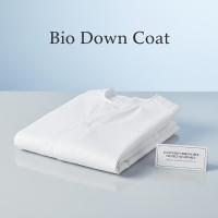 China Bio Down Coat Men Heavy Down Jacket Stand Collar Hood 101-107.6cm Length Eco-Friendly Polyester for sale