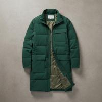 China Bio Down Coat Casual Style 101-107.6cm Length Polyester Lining Warm Winter Jacket for sale