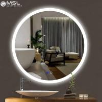 China 5mm LED Illuminated Bathroom Makeup Mirror with 12V Power and 50,000 Hour LED Lifespan for sale