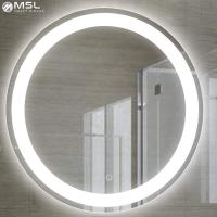 China 5mm LED Illuminated Bathroom Makeup Mirror with 12V Power and 50,000 Hour LED Lifespan for sale