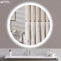 China 5mm LED Illuminated Bathroom Makeup Mirror with 12V Power and 50,000 Hour LED Lifespan for sale