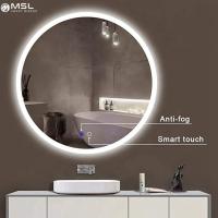 China 5mm LED Illuminated Bathroom Makeup Mirror with 12V Power and 50,000 Hour LED Lifespan for sale