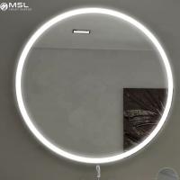 China 5mm LED Illuminated Bathroom Makeup Mirror with 12V Power and 50,000 Hour LED Lifespan for sale