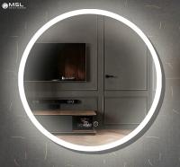China Frameless Backlit LED Bathroom Mirror 12V 3000K-6000K with Anti-Fog and Motion Sensor for sale