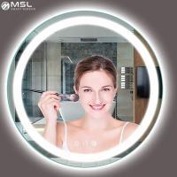 China Frameless Backlit LED Bathroom Mirror 12V 3000K-6000K with Anti-Fog and Motion Sensor for sale