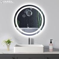 China Frameless Backlit LED Bathroom Mirror 12V 3000K-6000K with Anti-Fog and Motion Sensor for sale