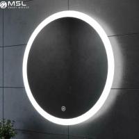 China 23 LED Battery Operated Smart Mirror with Anti-Fog Technology, 24W Power, IP44 Waterproof Rating for Bathroom Use for sale