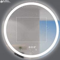China 23 LED Battery Operated Smart Mirror with Anti-Fog Technology, 24W Power, IP44 Waterproof Rating for Bathroom Use for sale