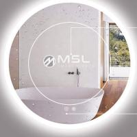 China 23 LED Battery Operated Smart Mirror with Anti-Fog Technology, 24W Power, IP44 Waterproof Rating for Bathroom Use for sale