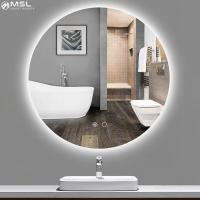 China 12V LED Smart Bathroom Mirror 5mm Thick with IP44 Waterproof Rating and 24W Power for sale