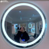 China 800x600mm LED Smart Bathroom Mirror 3000K Touch Button 12V IP44 for sale