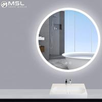China 800x600mm LED Smart Bathroom Mirror 3000K Touch Button 12V IP44 for sale