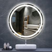 China 12V Wall Mounted LED Bathroom Mirror with Anti-Fog - 3000K-6000K CCT, 50,000 Hour Lifespan, Custom Sizes for sale