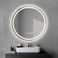 China 12V Wall Mounted LED Bathroom Mirror with Anti-Fog - 3000K-6000K CCT, 50,000 Hour Lifespan, Custom Sizes for sale