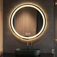 China 12V Wall Mounted LED Bathroom Mirror with Anti-Fog - 3000K-6000K CCT, 50,000 Hour Lifespan, Custom Sizes for sale