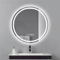 China 12V Wall Mounted LED Bathroom Mirror with Anti-Fog - 3000K-6000K CCT, 50,000 Hour Lifespan, Custom Sizes for sale
