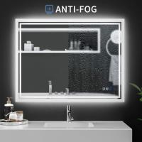 China ETL Listed LED Bathroom Mirror 12V 6000K with Anti-Fog and Bluetooth - Custom Sizes Available for sale