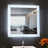 China ETL Listed 24-48 Inch LED Bathroom Mirror with Anti-Fog 3000K-6000K CCT and 12V Operation for sale