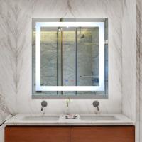 China Custom Wall Mounted 12V LED Smart Bathroom Mirror with 3000K-6000K CCT, Anti-Fog & 50,000 Hour Lifespan for sale