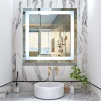 China Custom Wall Mounted 12V LED Smart Bathroom Mirror with 3000K-6000K CCT, Anti-Fog & 50,000 Hour Lifespan for sale