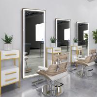 China Silver LED Full Length Backlit Salon Mirror 3000K-6000K with 12V Power and 50,000 Hour LED Lifespan for sale