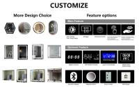 China Custom LED Floor Full Length Mirror 3000K-6000K CCT Dimmable with Anti-Fog 12V Voltage for Home Hotel Salon for sale