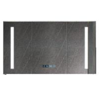 China Custom LED Medicine Cabinet with Illuminated Mirror - 12V Adjustable 3000K-6000K Color Temperature for sale
